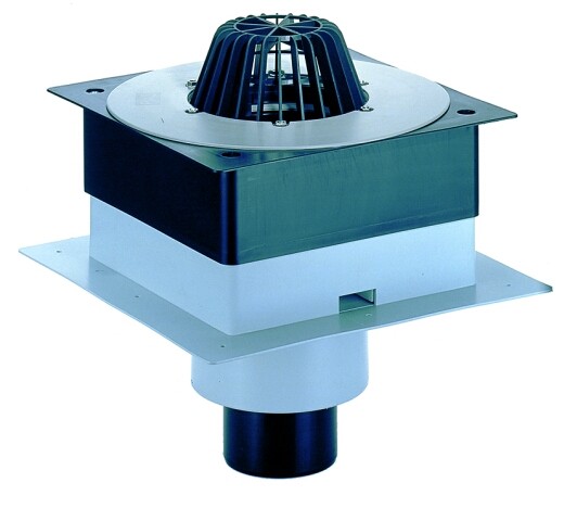 Воронка для кровель из профлисHL63P/2DN125 с теплоиз для ПВХ мембран с ...