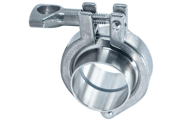 Clamp соединение в сборе DIN 32676, Silicon, AISI 304, DN 80 (85мм ...